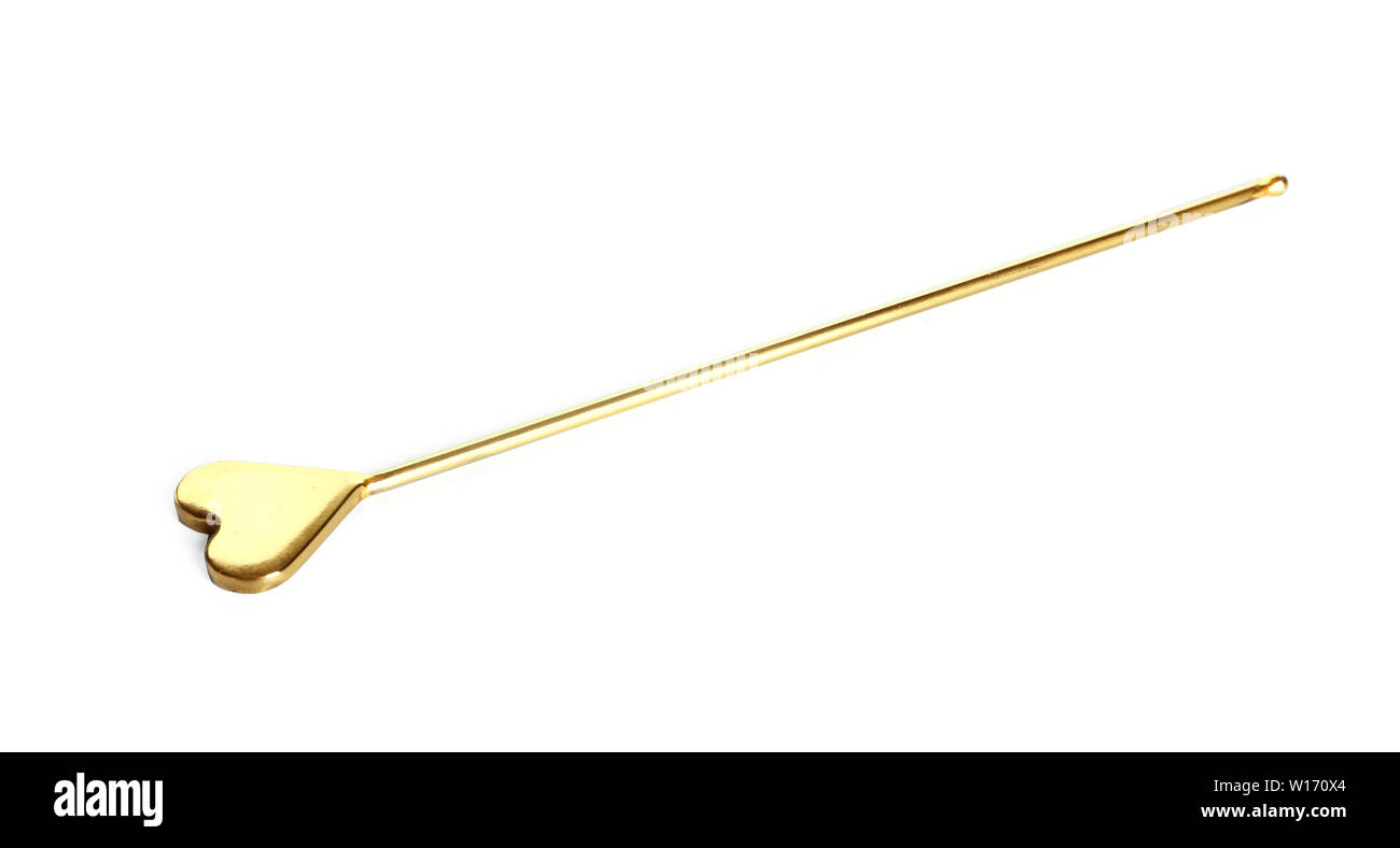 Decorative stick on white background Stock Photo - Alamy
