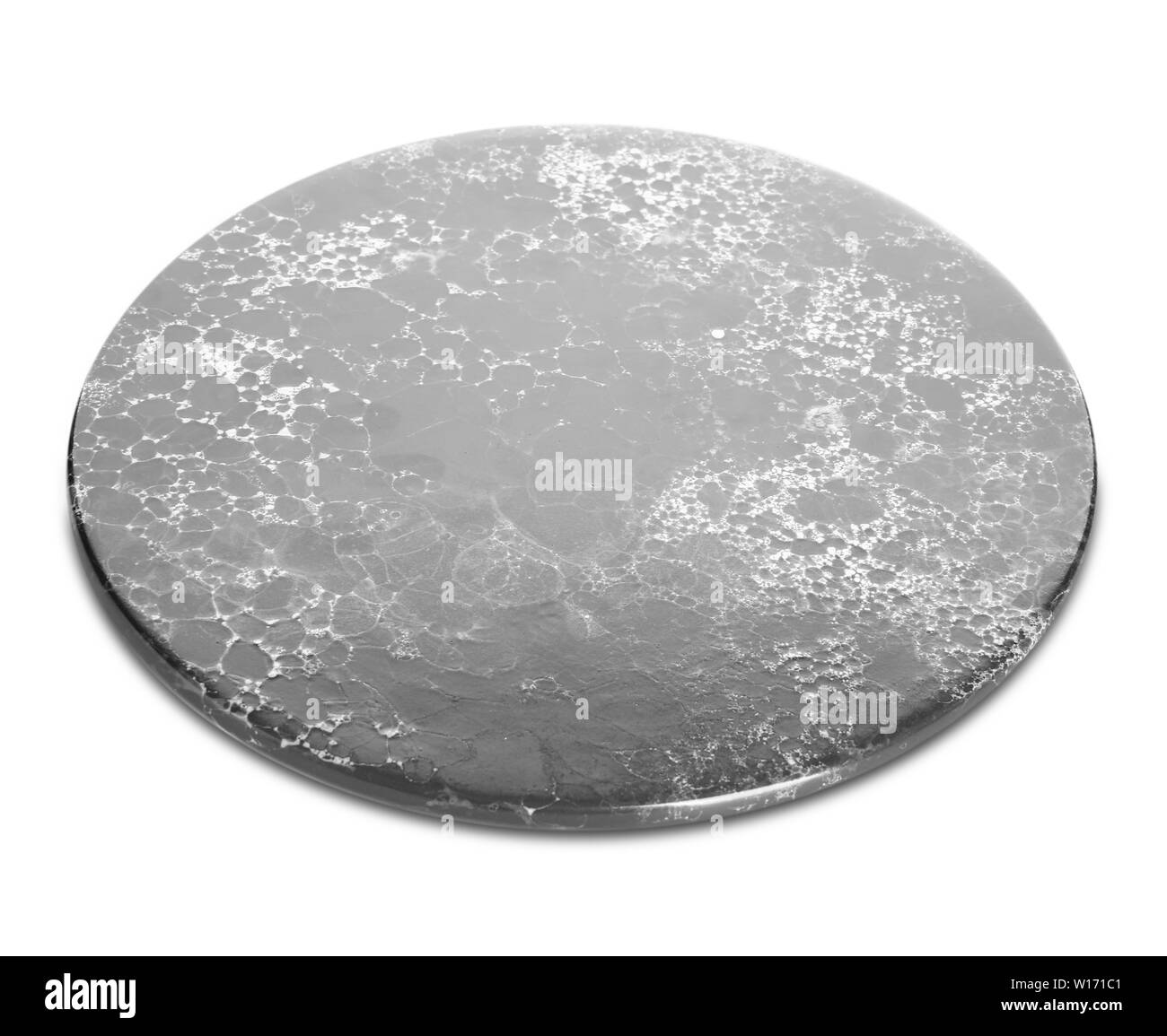 Stone board on white background Stock Photo - Alamy