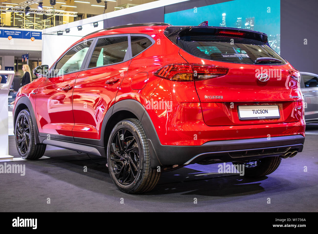 Poznan, Poland, March 2019 Hyundai Tucson at Poznan International Motor ...