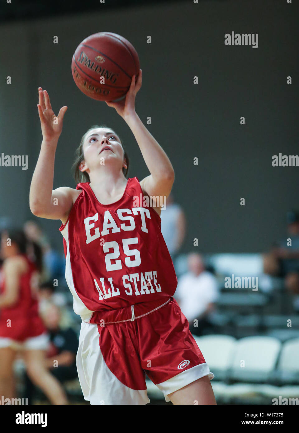 Basketball action at the Washington State 1A All Star Game in Liberty ...