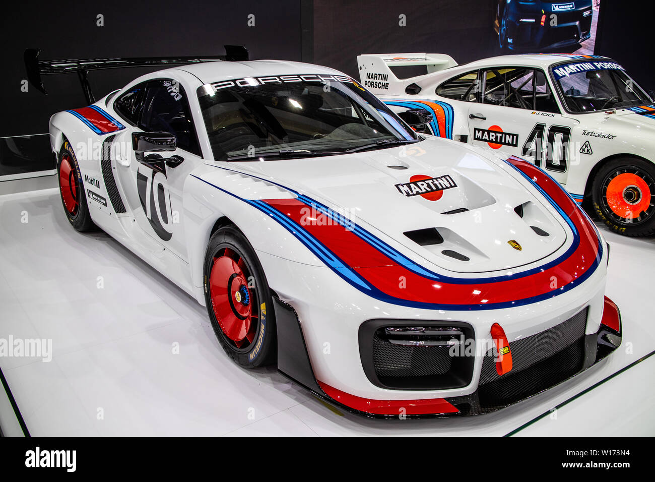 Poznan, Poland, March 2019 Porsche 935 racing bolid, Poznan ...