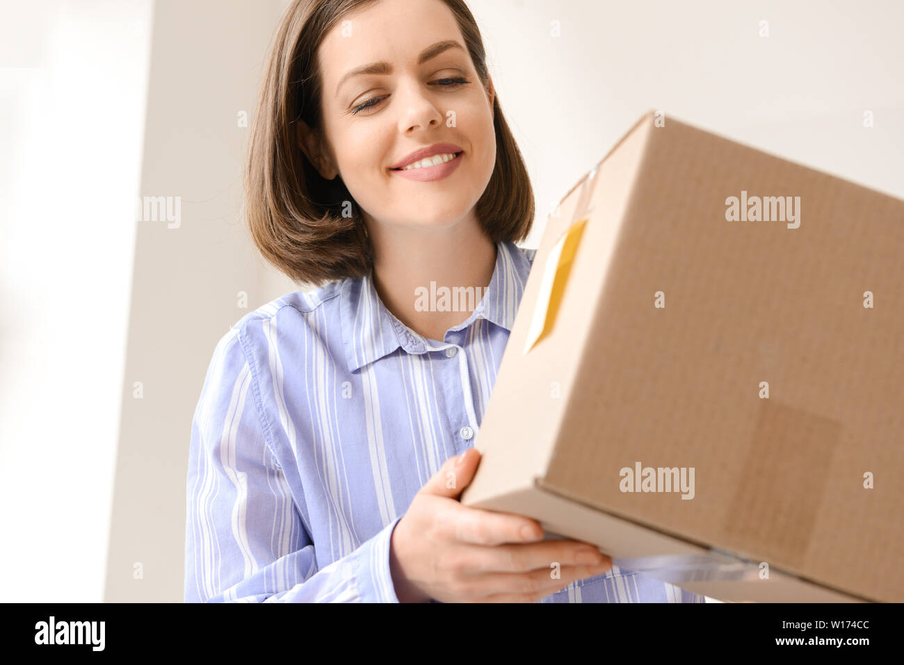 Parcel collection at home hi-res stock photography and images - Alamy