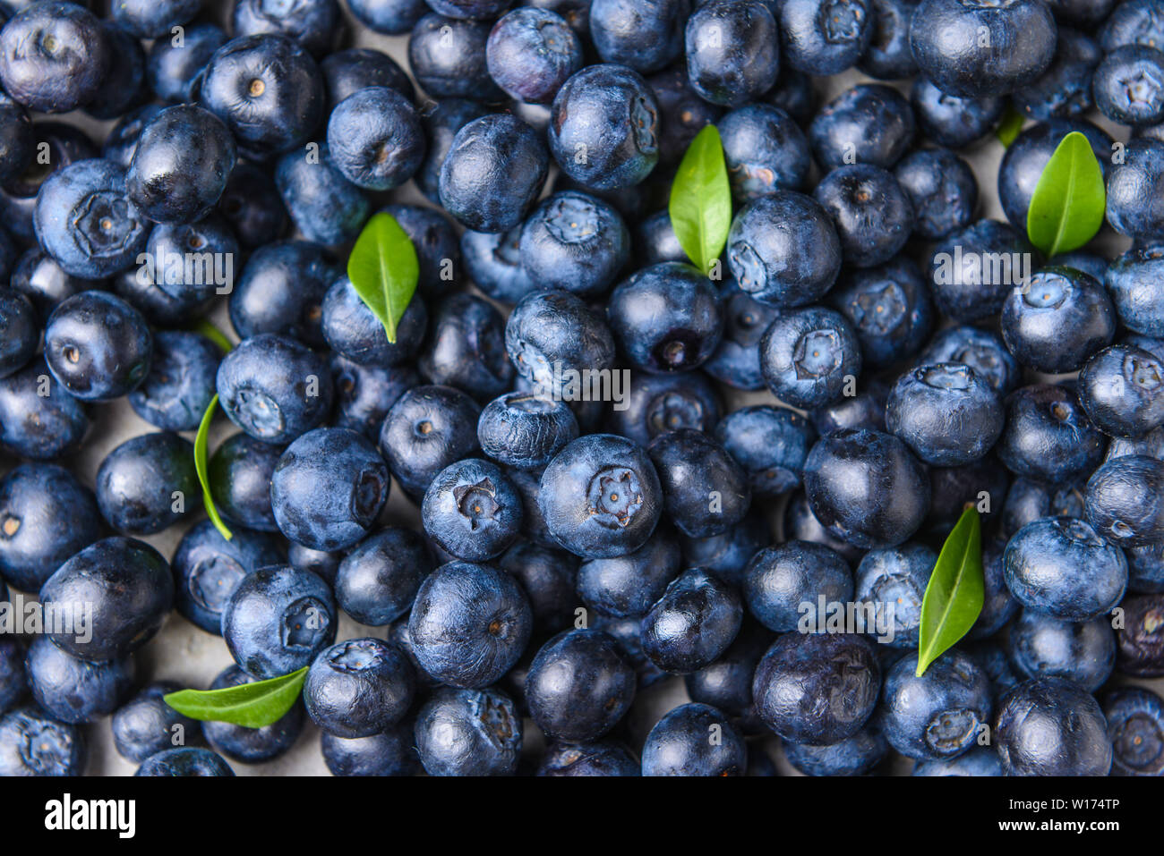 Many ripe blueberry as background Stock Photo - Alamy