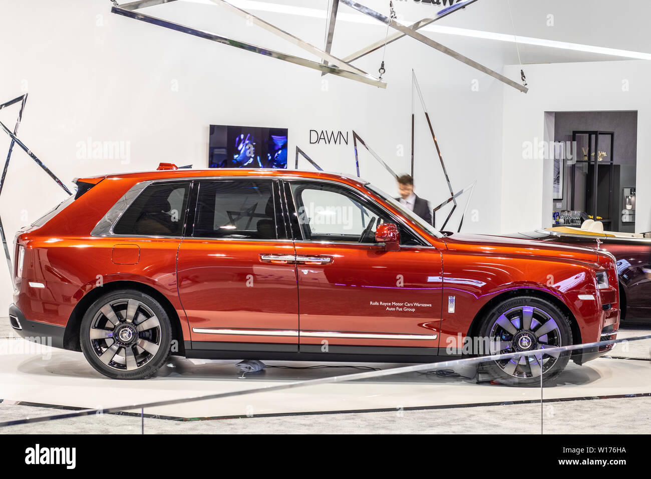 Poznan, Poland, March 2019 Rolls-Royce New Bespoke Cullinan, Poznan ...