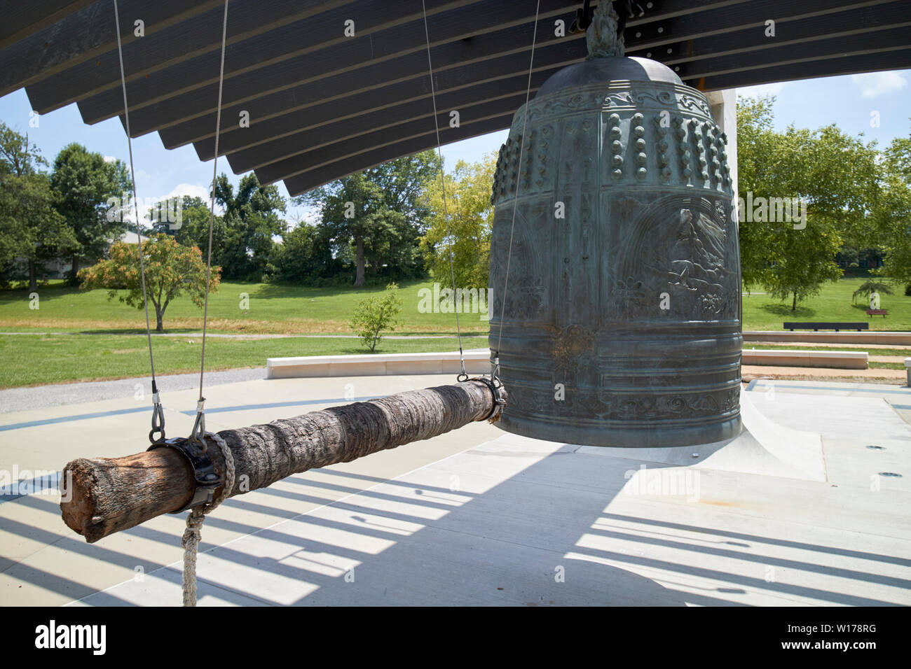 International friendship bell in bissell park n the former secret city ...
