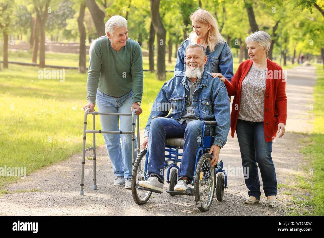 Wheelchair walking frame hi-res stock photography and images - Alamy