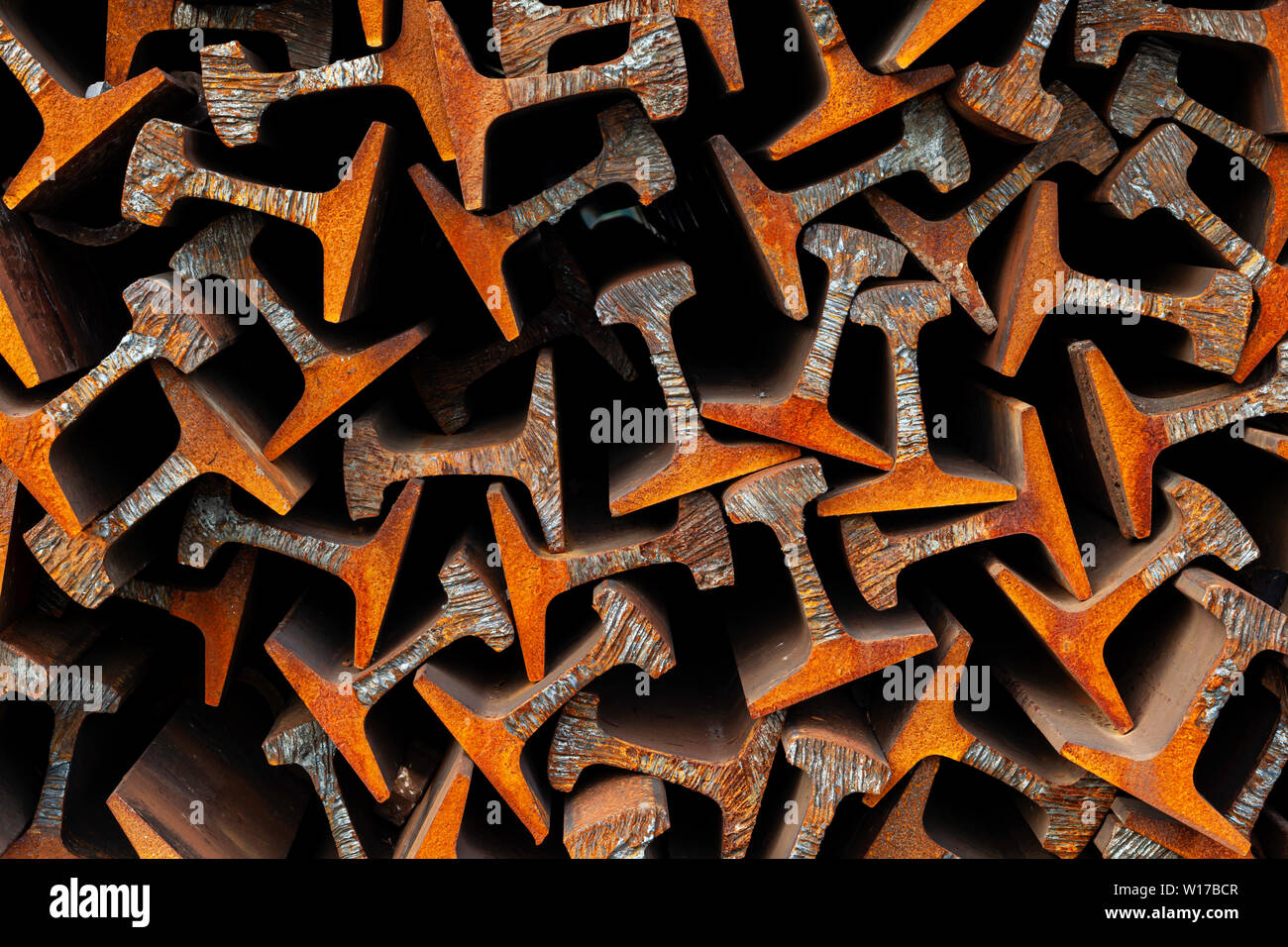 Pile of rails hi-res stock photography and images - Alamy