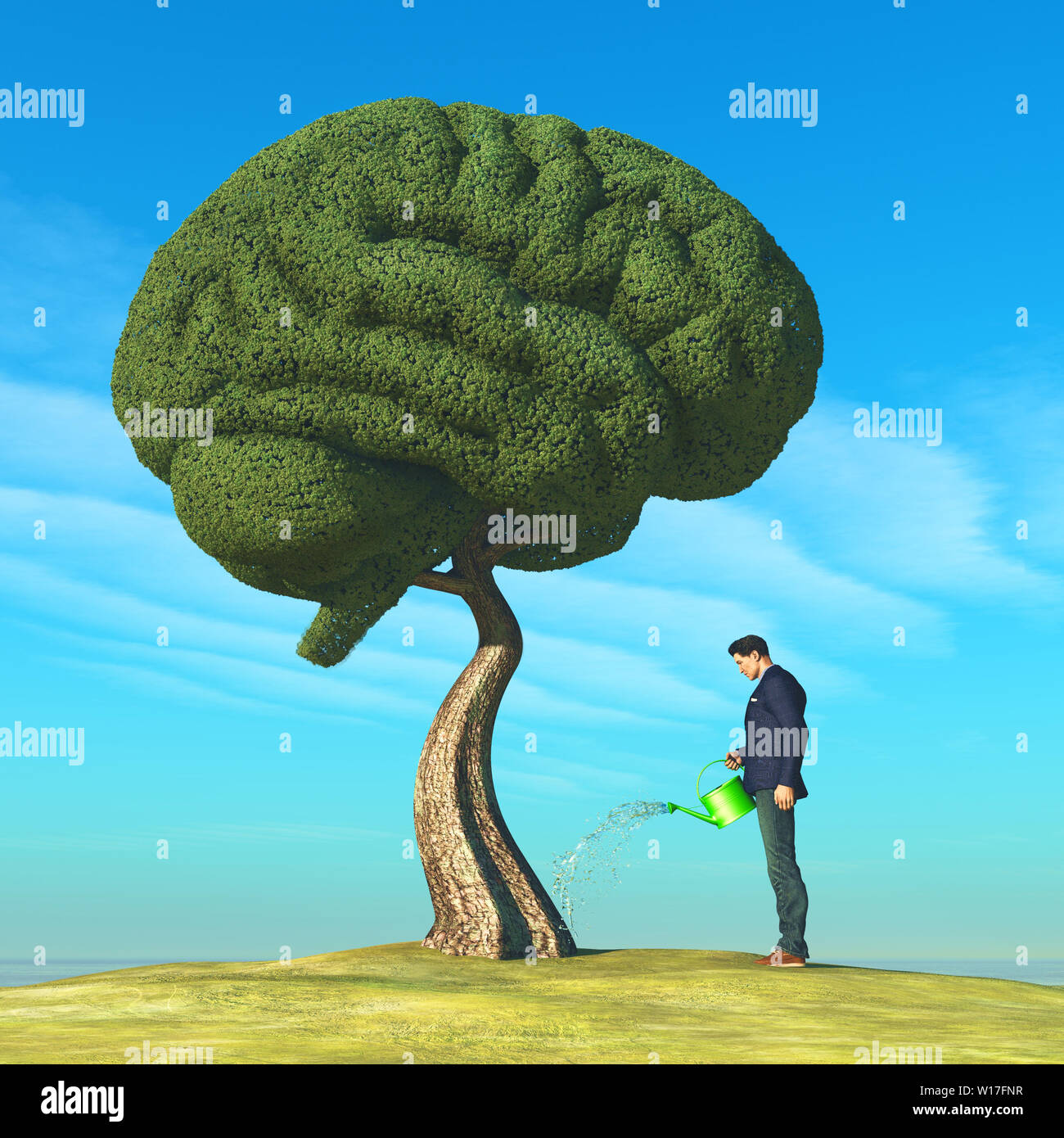 Human brain tree hi-res stock photography and images - Alamy
