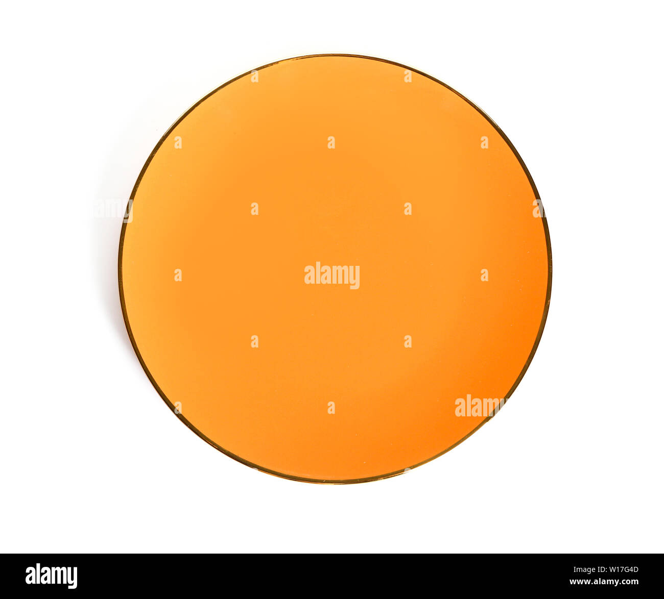 Clean plate on white background Stock Photo - Alamy