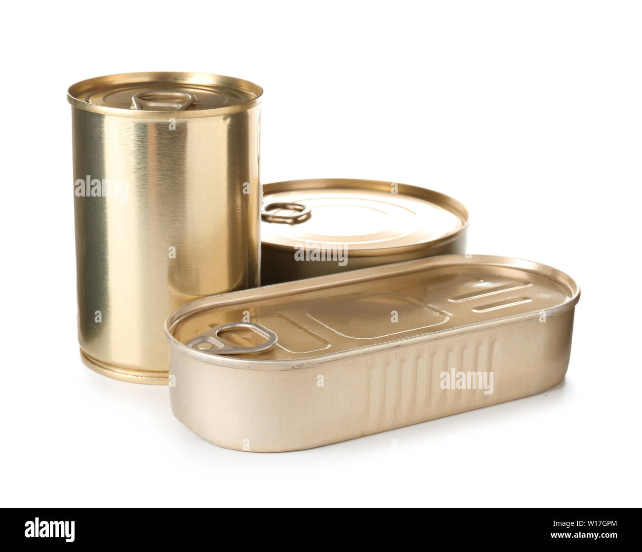 Various cans canned food Cut Out Stock Images & Pictures - Alamy