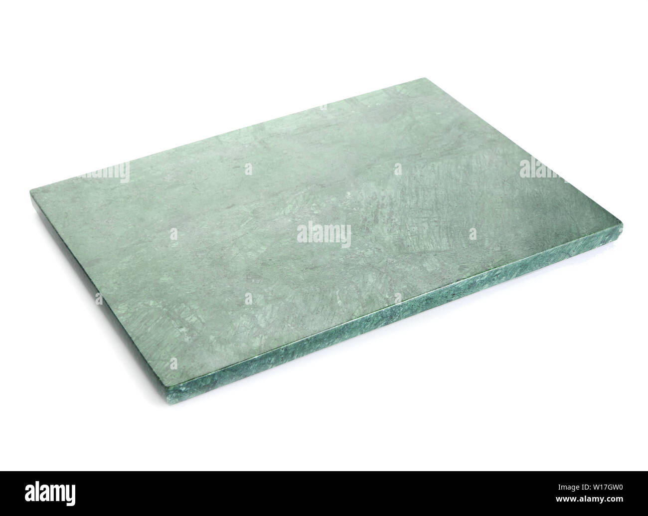 Stone board on white background Stock Photo - Alamy