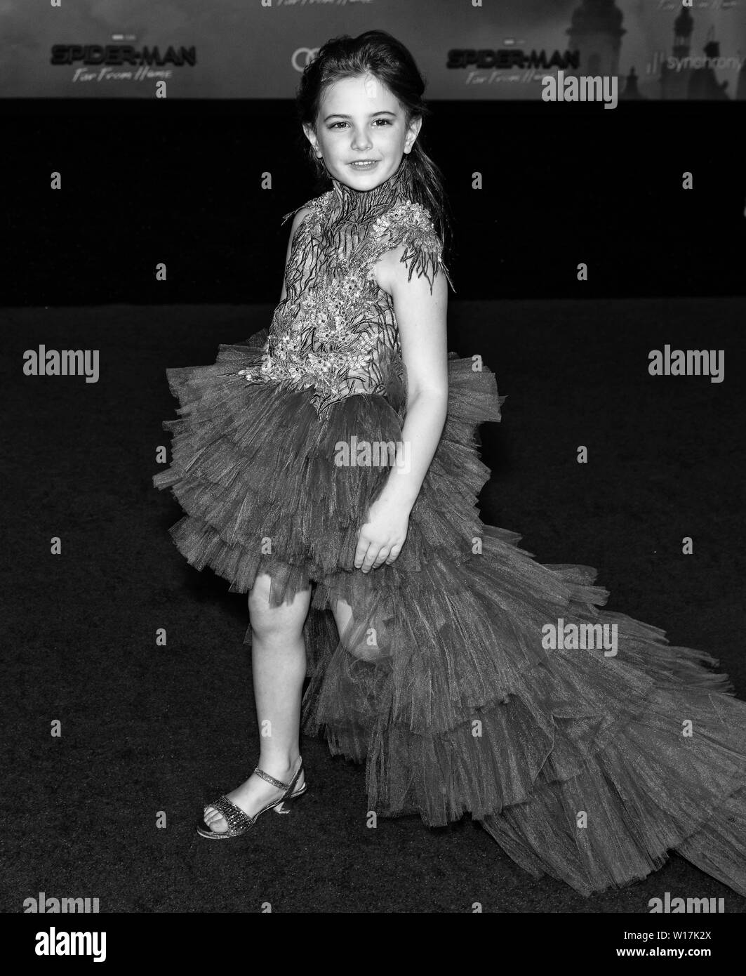 Los Angeles, CA - June 26, 2019: Lexi Rabe attends the premiere of Sony ...