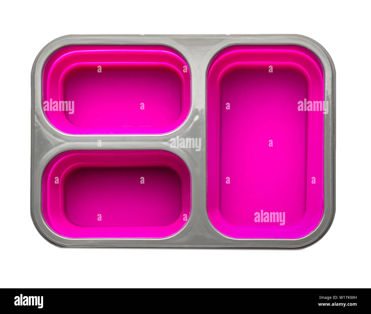 Plastic lunch box on white background Stock Photo - Alamy