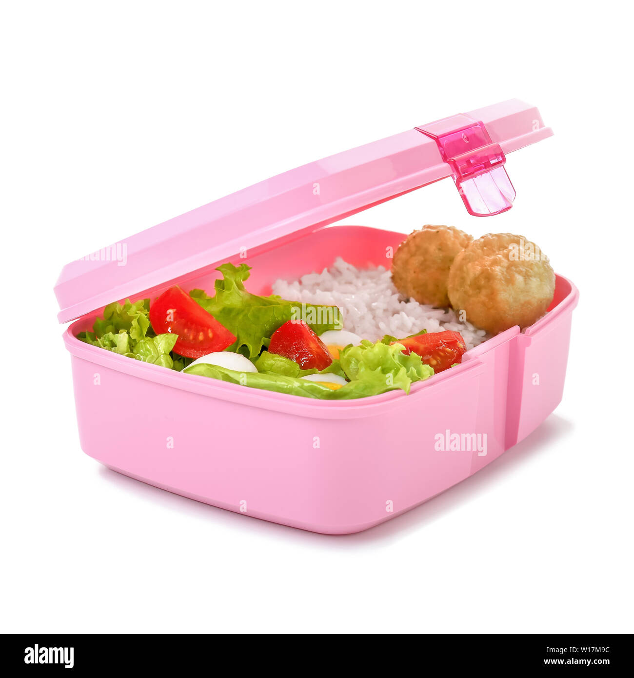 Lunch break salad box Cut Out Stock Images & Pictures - Alamy