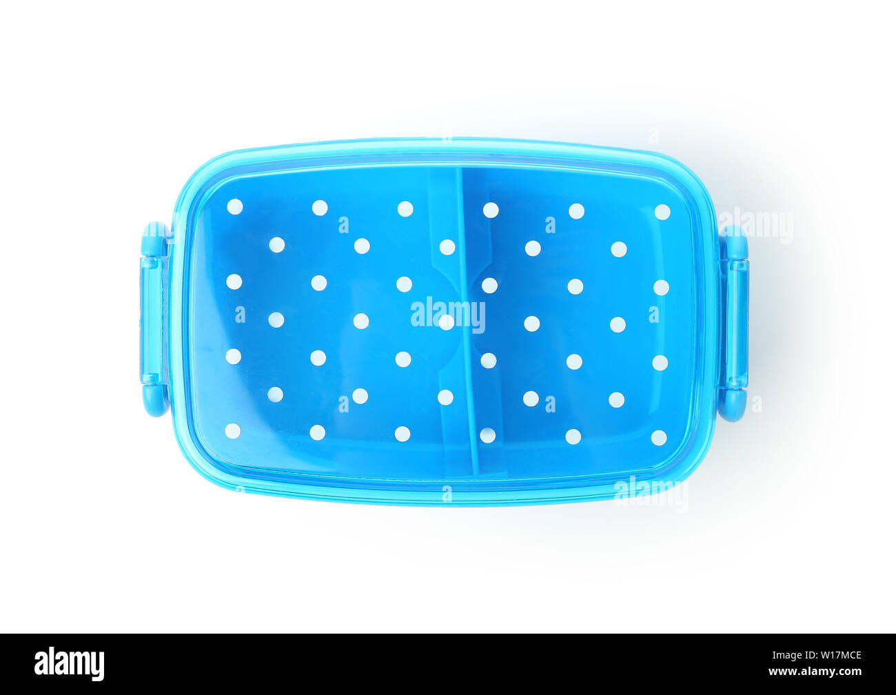Empty school lunch box on white background Stock Photo - Alamy