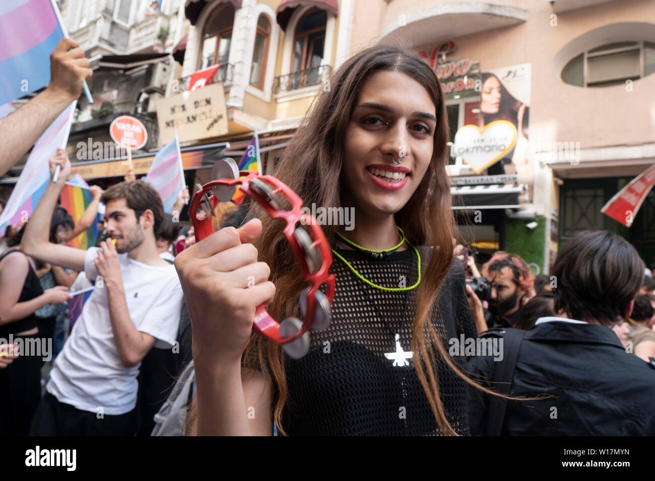 Trans parade hi-res stock photography and images - Alamy