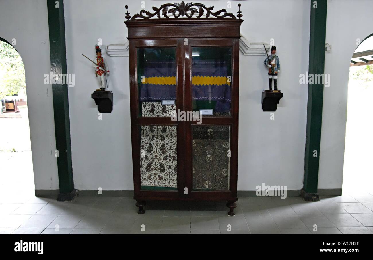 Museum displays inside Keraton Yogyakarta (Yogyakarta Palace). The ...