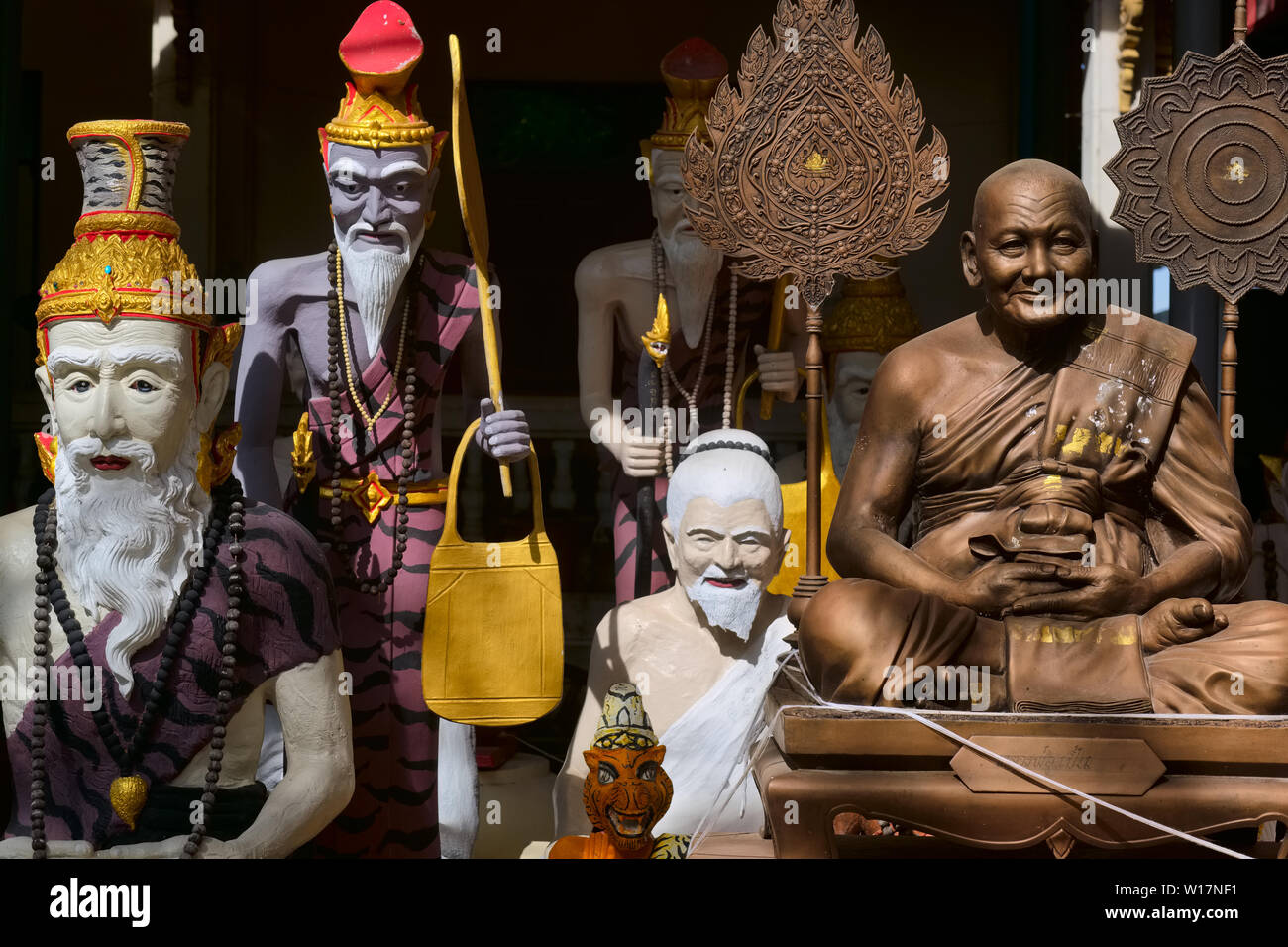 Hermit statues thailand hi-res stock photography and images - Alamy