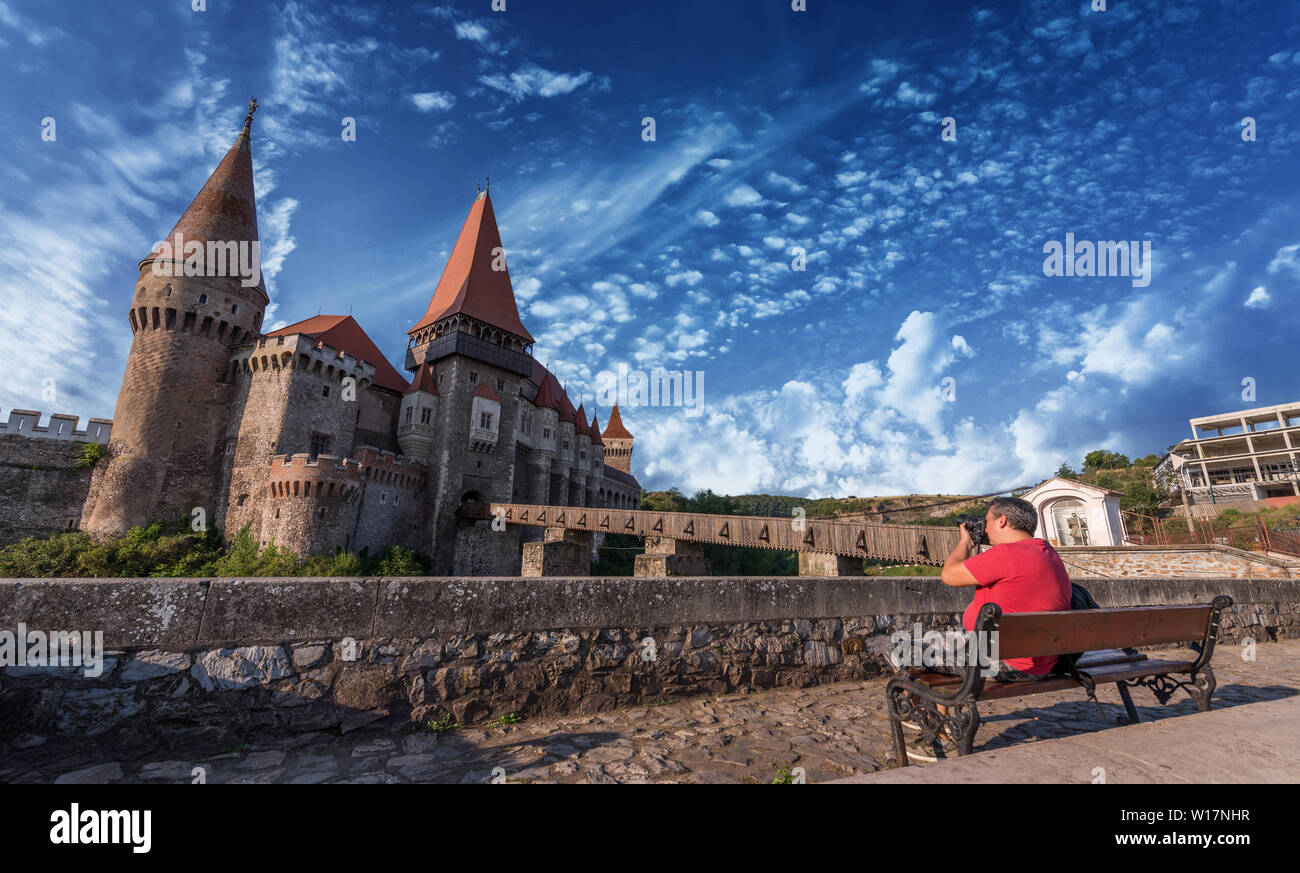 I think every tourist arriving at the Corvinus Castle remains ...