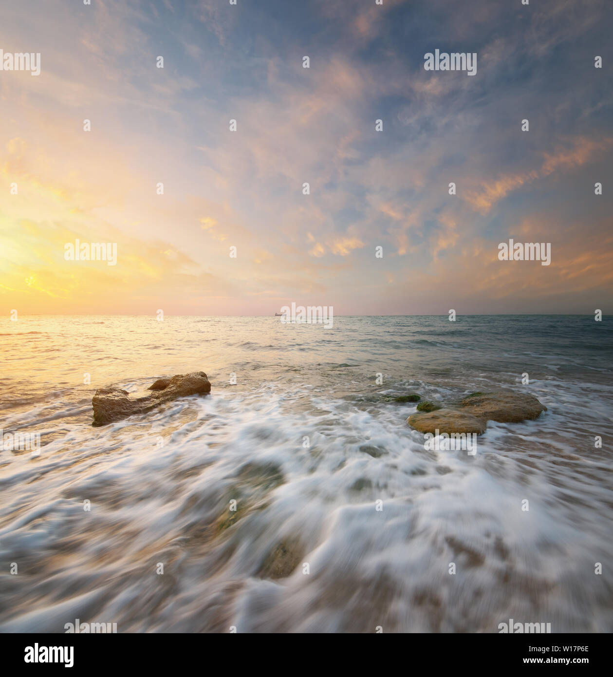 Beautiful nature seascape. Composition of nature Stock Photo - Alamy