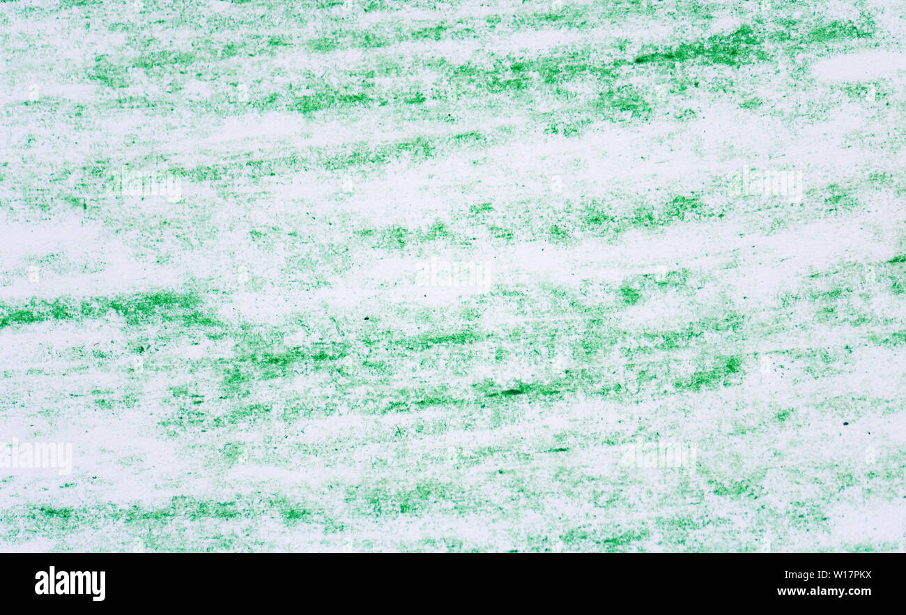 crayon texture green drawings on white paper background Stock Photo - Alamy