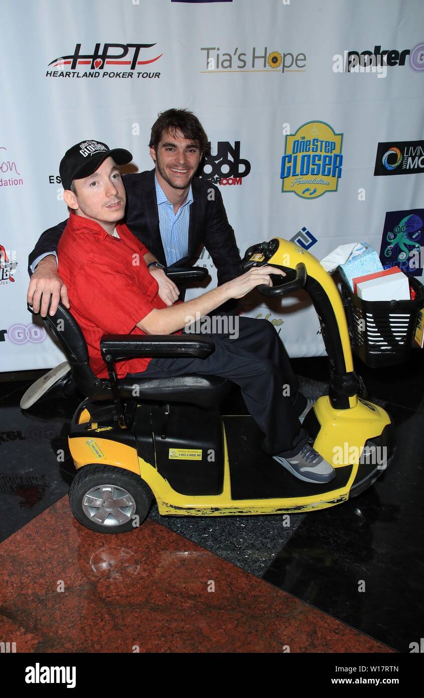 Las Vegas, NV, USA. 30th June, 2019. RJ Mitte, Jacob Zalewski at arrivals for The One Step ...