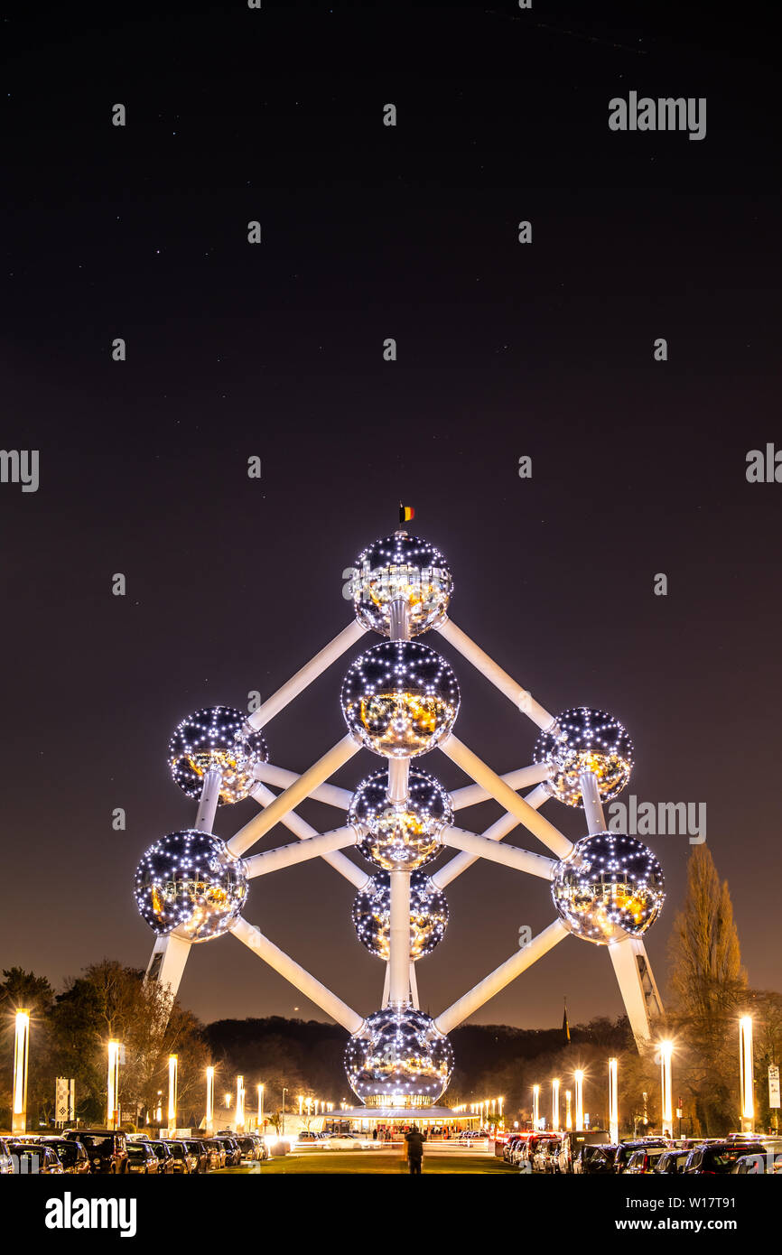Atomium At Night High Resolution Stock Photography and Images - Alamy