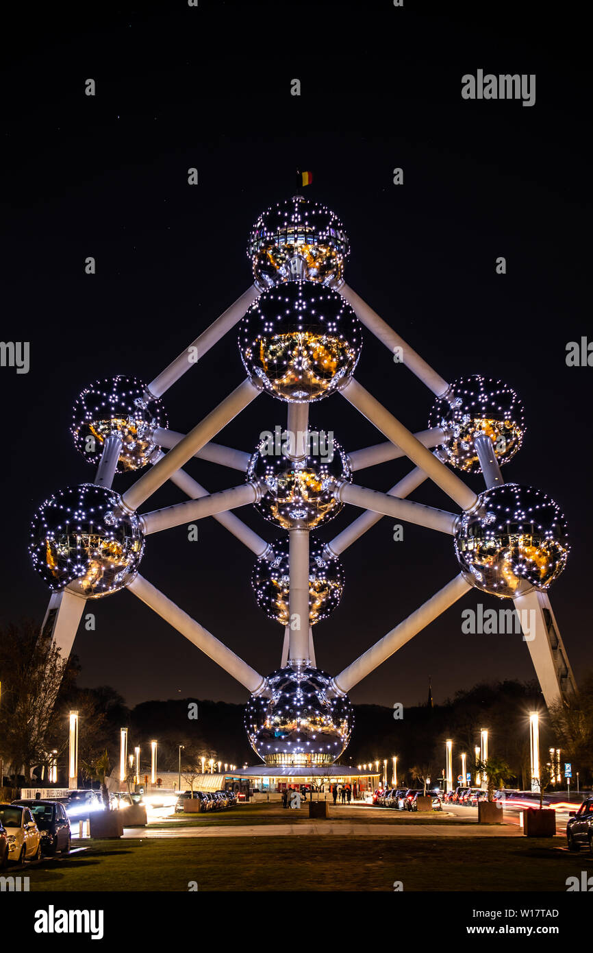 Atomium At Night High Resolution Stock Photography and Images - Alamy
