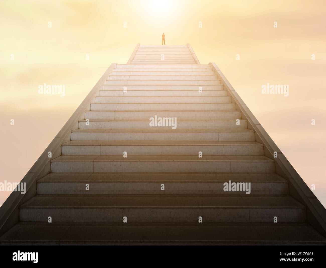 staircase going up, successful business concept Stock Photo - Alamy