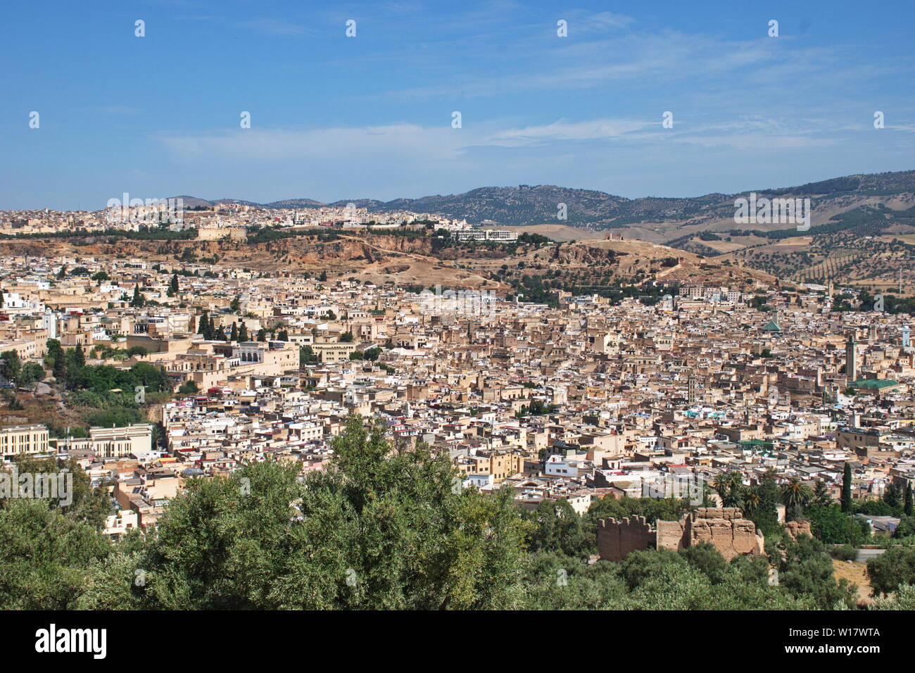 Scenic view of Fes in Morocco Stock Photo - Alamy