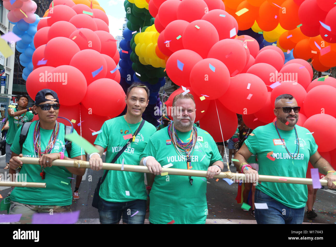 New York City, New York, USA. 30th June, 2019. Parade participates ...