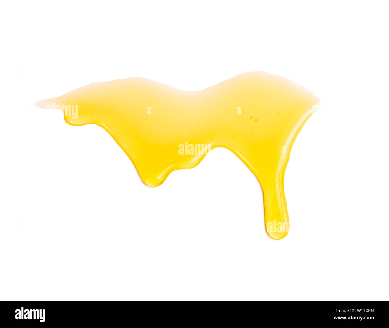 Honey isolated. Flow down honey isolated on white background with ...