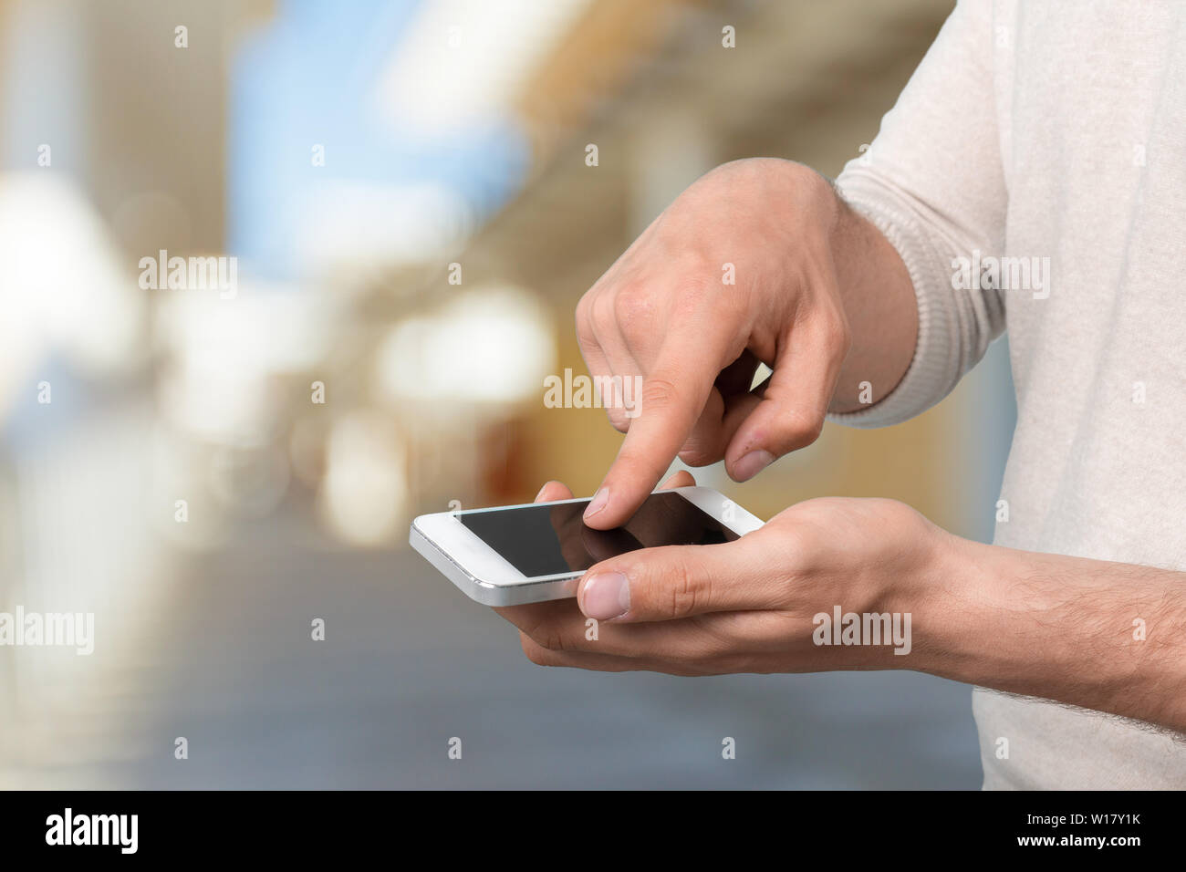 Modern mobile phone Stock Photo - Alamy