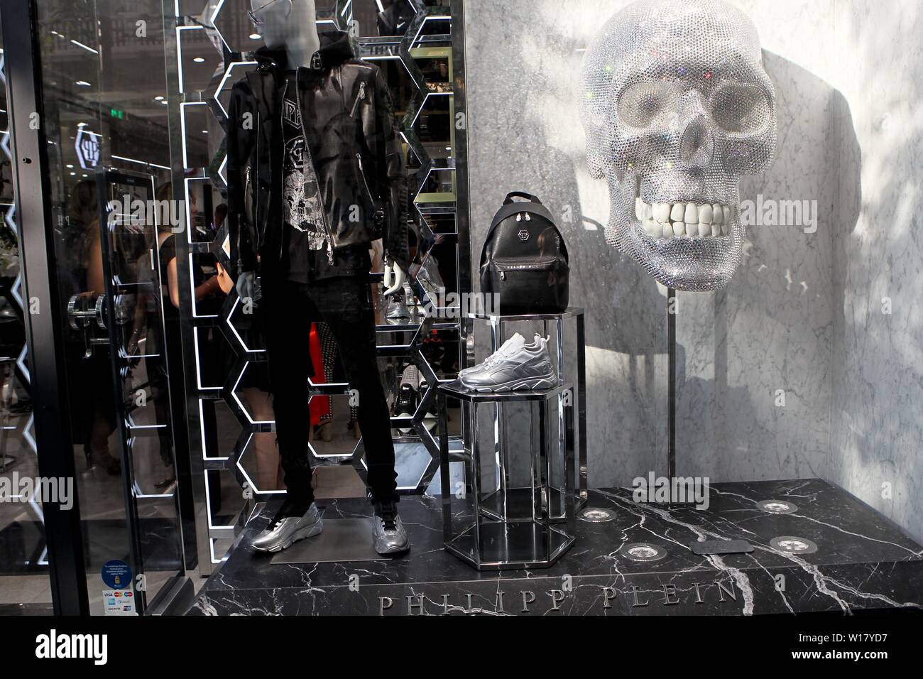 Fashion designer Philipp Plein opens a store in the center of Athens ...