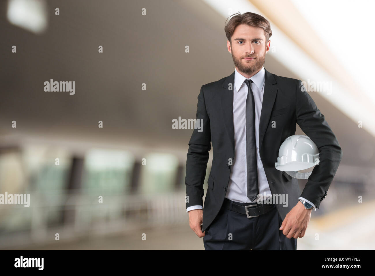 Portrait Of Architect Man Stock Photo - Alamy