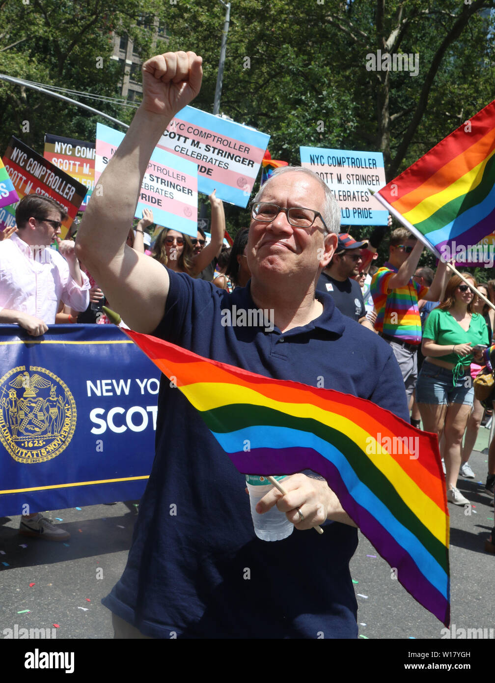 New York City, New York, USA. 30th June, 2019. New York City Comptroller SCOTT STRINGER attends ...