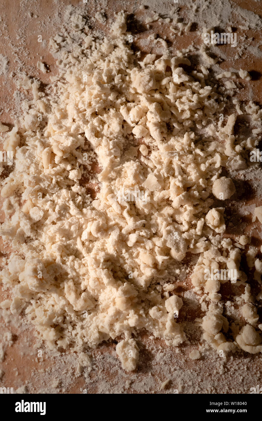 Italy lazio Frascatelli Pasta Stock Photo - Alamy