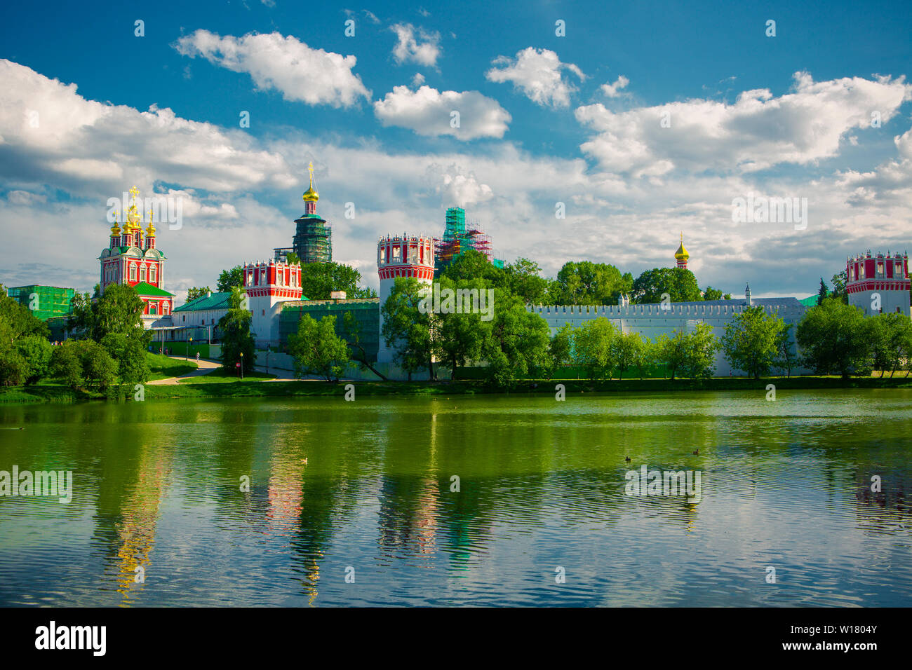 Ensemble of the novodevichy convent hi-res stock photography and images ...