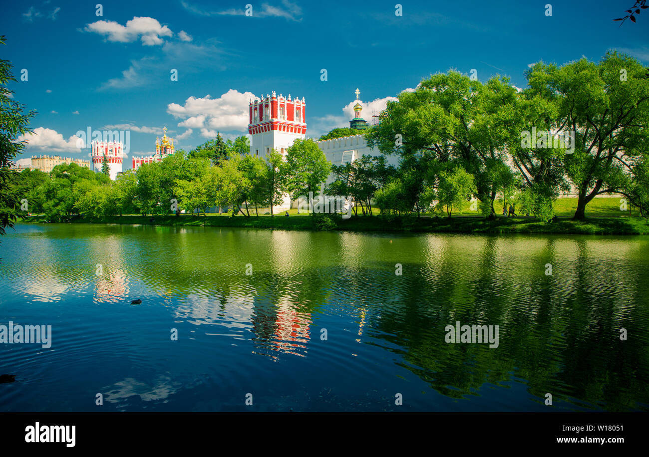 Ensemble of the novodevichy convent hi-res stock photography and images ...