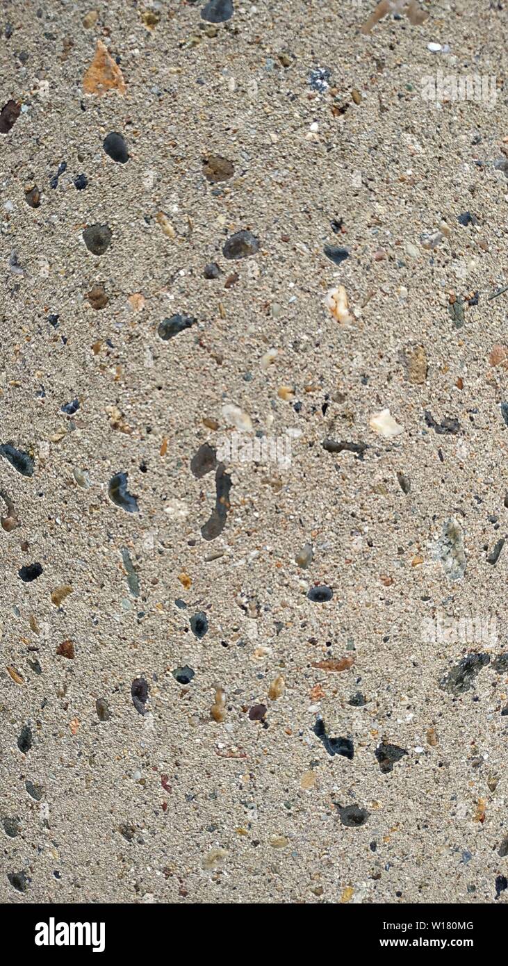 Natural stone, multi-colored granite chips in the texture of white ...