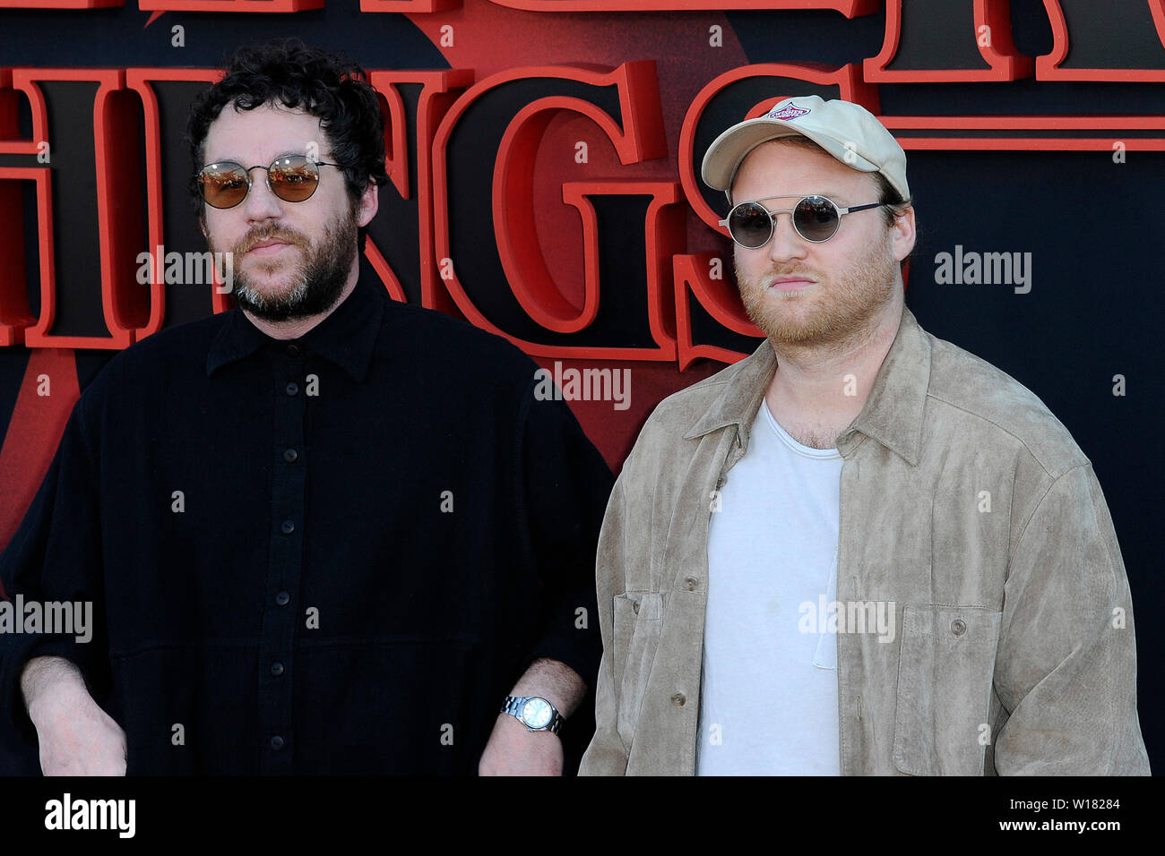 Kyle Dixon and Michael Stein at the world premiere of Season 3 of the ...