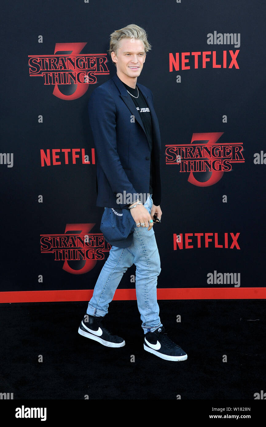 Cody Simpson at the world premiere of Season 3 of the Netflix TV series ...