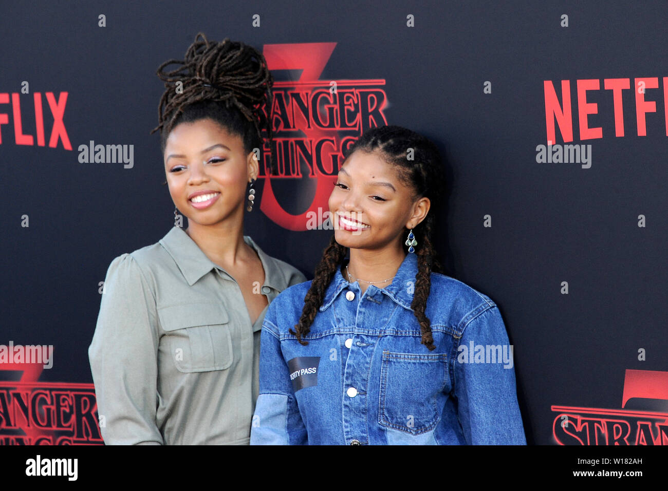 Santa Monica, USA. 28th June, 2019. Hall Bailey and Chloe Bailey at the ...