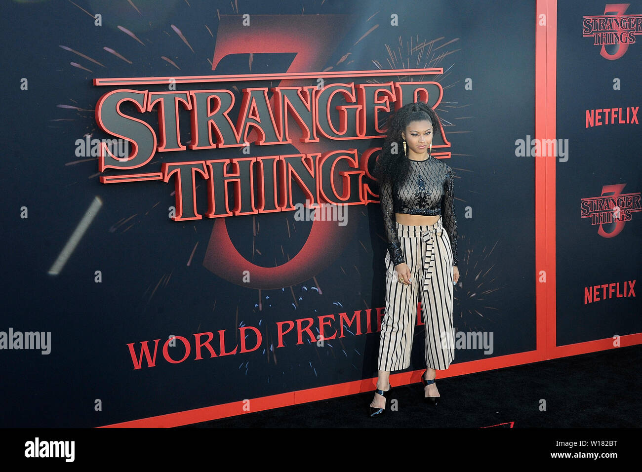 Sierra Capri at the world premiere of Season 3 of the Netflix TV series ...