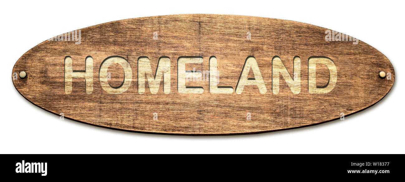 Street Sign the Direction Way to Homeland Stock Photo - Alamy