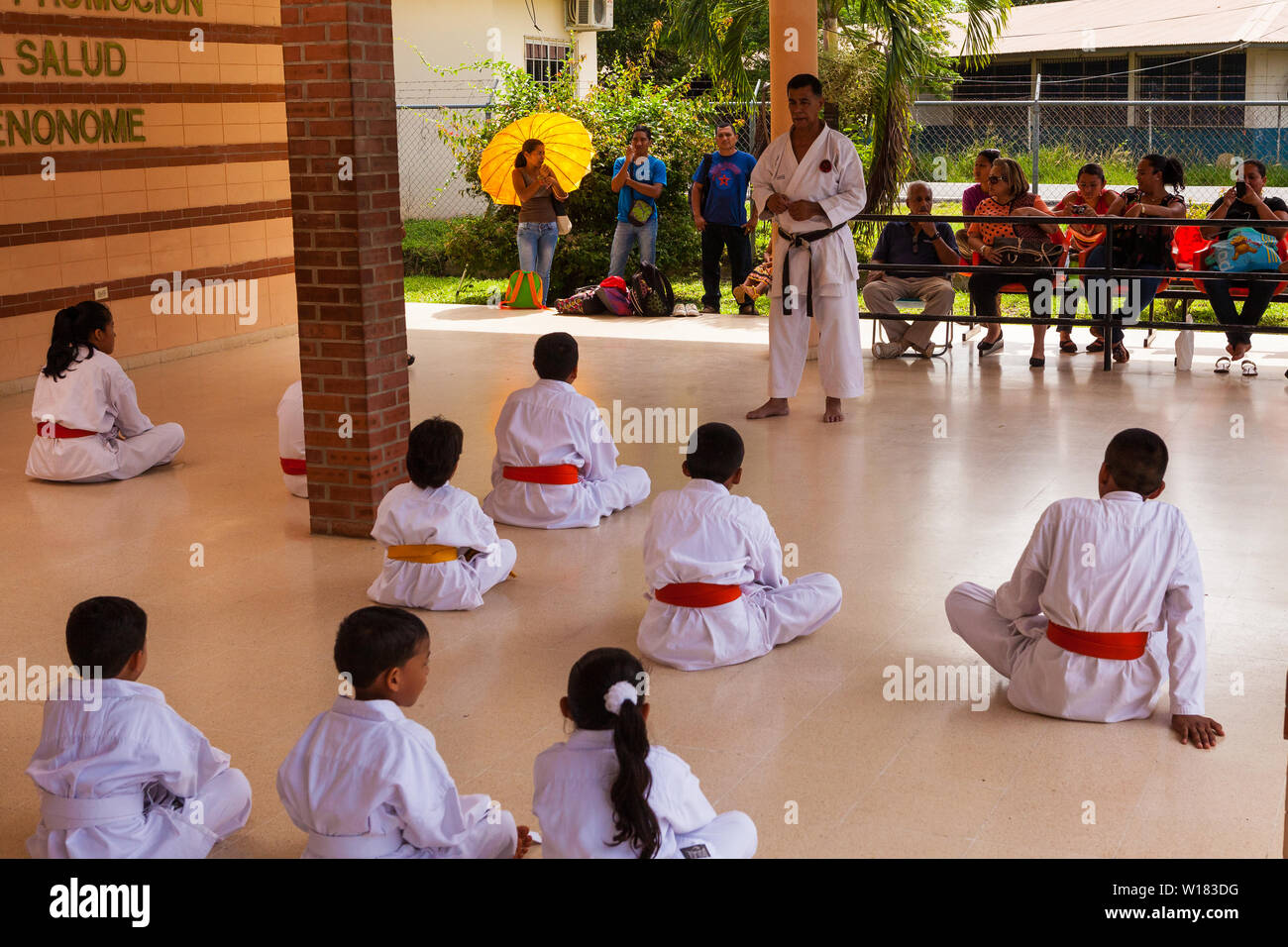 Teaching karate hi-res stock photography and images - Alamy