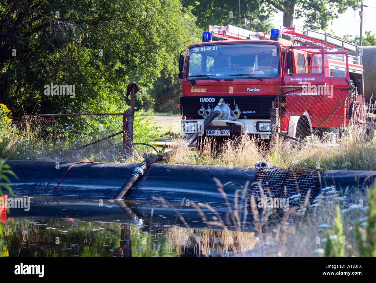Former fire water pond hi-res stock photography and images - Alamy