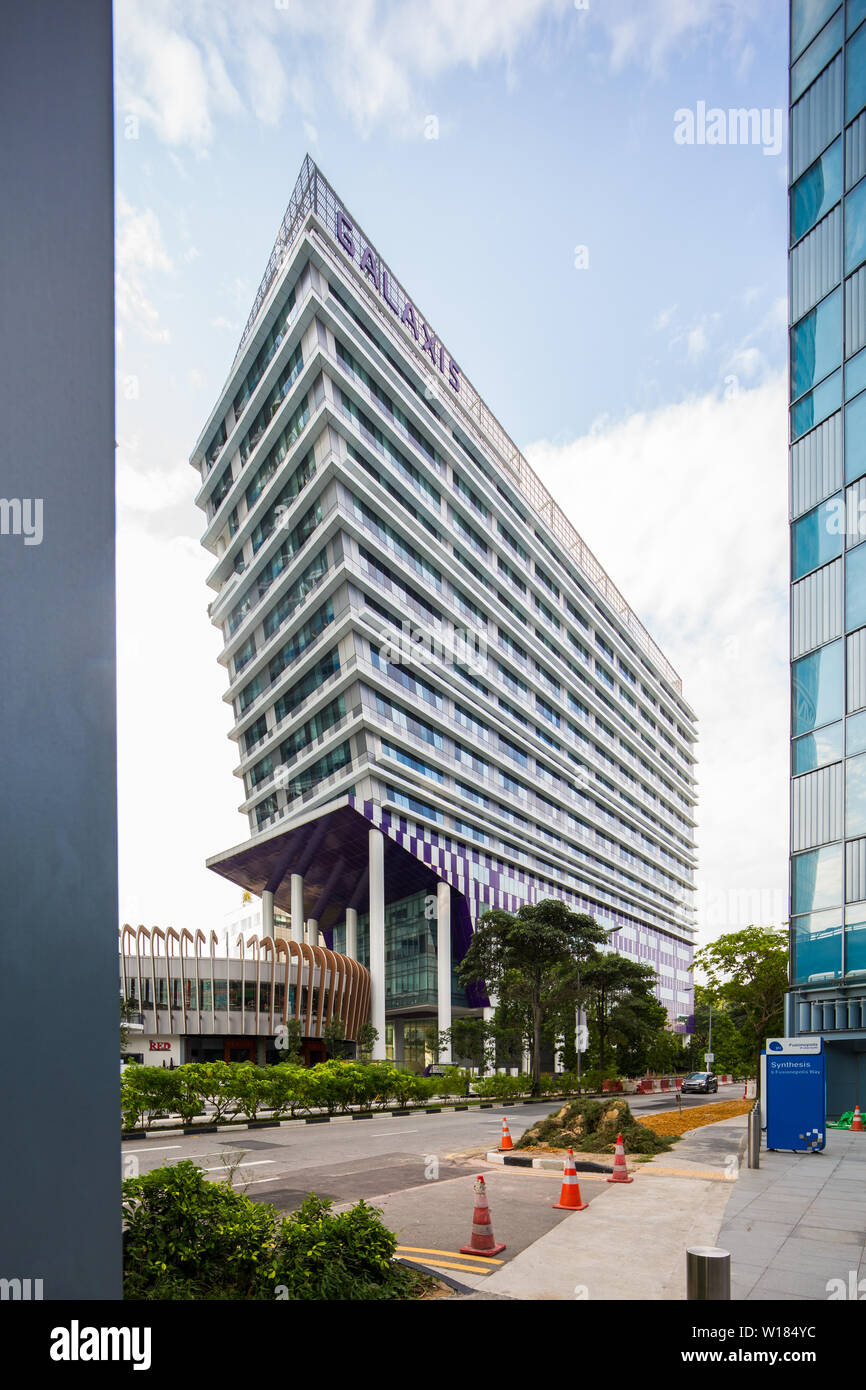 Galaxis architecture in Singapore Stock Photo - Alamy