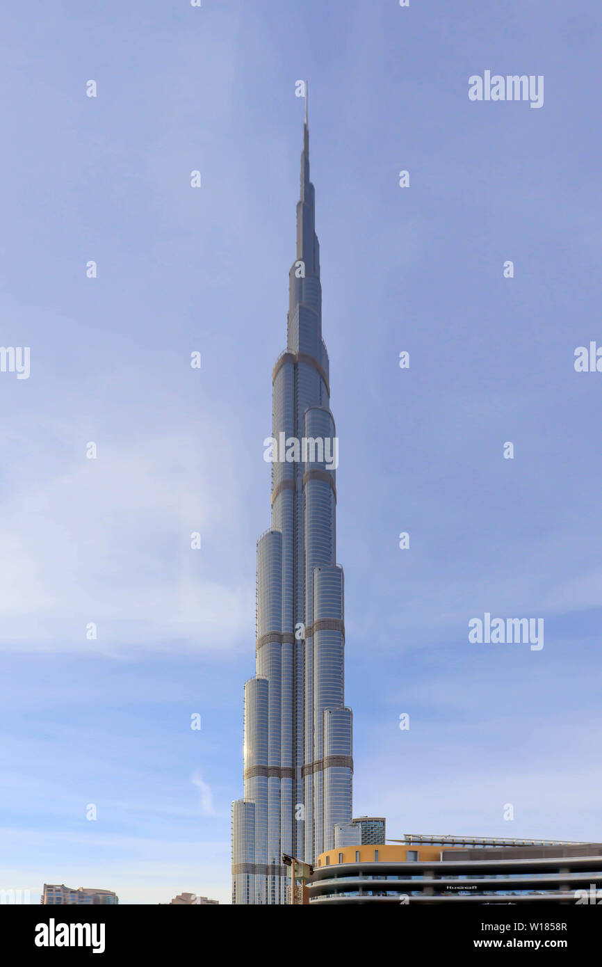 Burj khalifa dubai aerial hi-res stock photography and images - Alamy