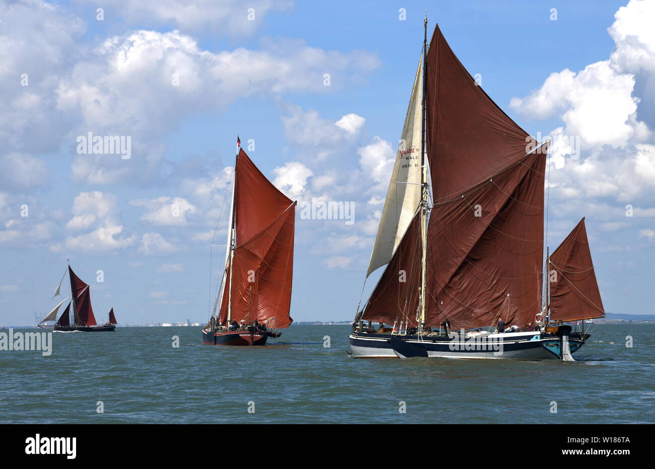 Thames sailing barge race hi-res stock photography and images - Alamy